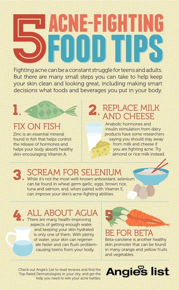 5 Acne Fighting Food Tips Angie s List 5 Acne Fighting Food Tips Angie s List